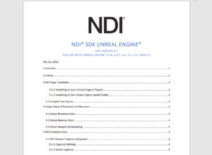 UE5(Unreal Engine 5)でNDIを受信して表示する方法、ndi-unreal-engine-sdkを使います。