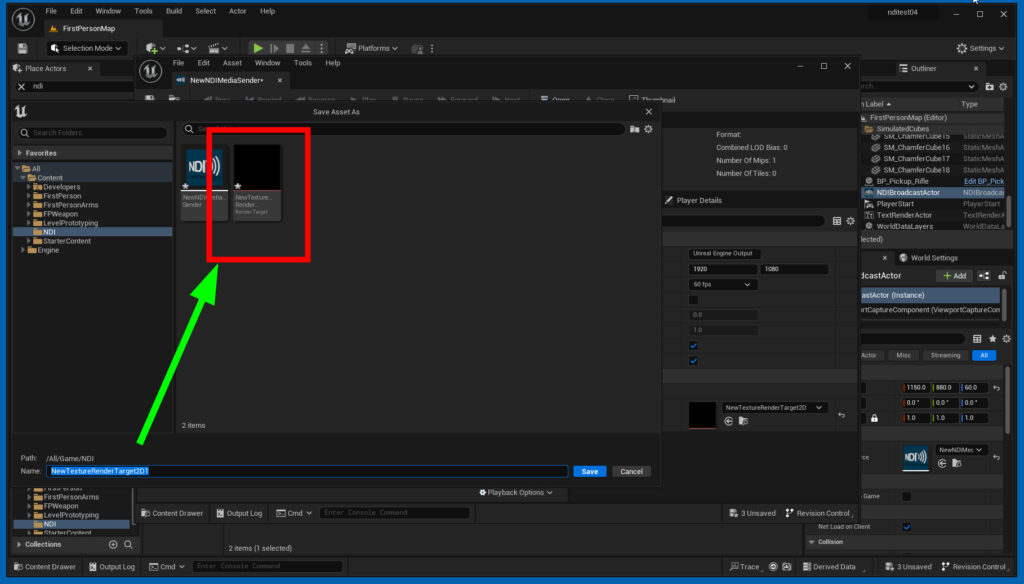 UE5(Unreal Engine 5)でカメラ映像をNDIにして送信する方法を説明、NDI Unreal Engine SDK公式ページからSDKをダウンロー