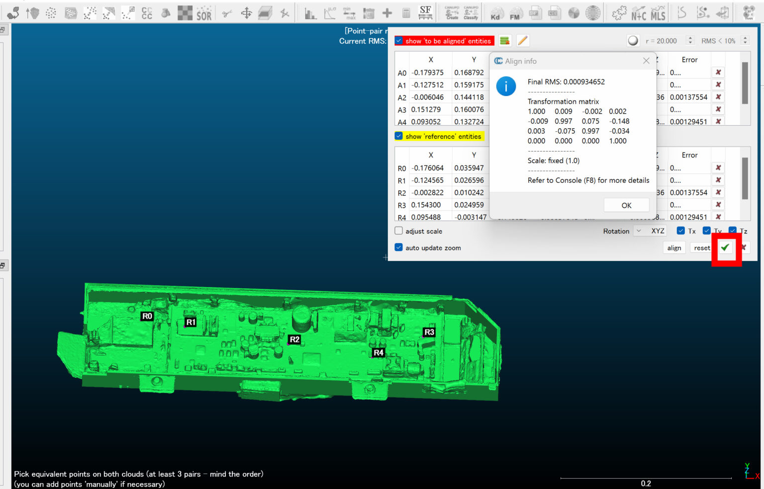 2つの3Dモデルの位置ズレを解消！CloudCompareを使った精密位置合わせガイド、3Dモデルをぴったり重なるように合わせる方法を紹介 – RIRAGON（リラゴン）